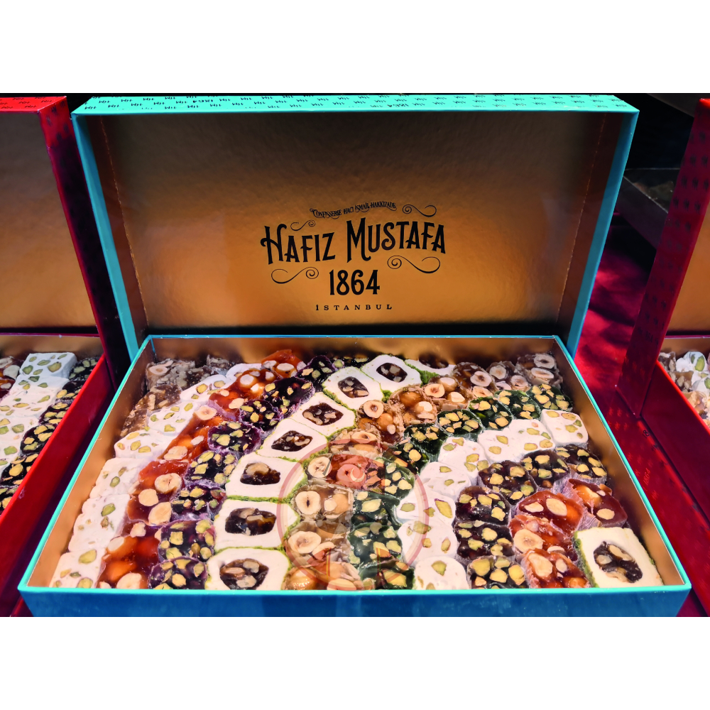 Buy Assorted Rainbow Turkish Delight Box, 1200g - Grand Bazaar Istanbul ...