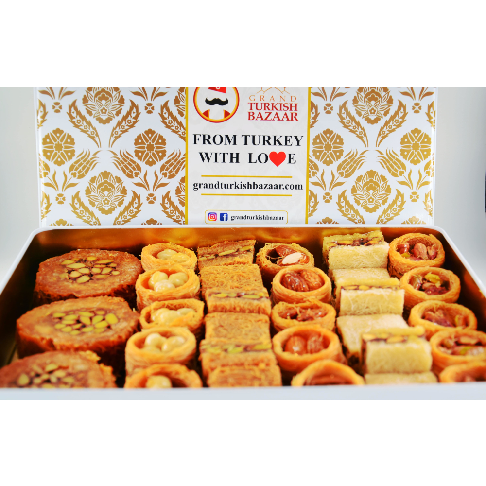 Buy Assorted Kadayifi Box with Nuts, 1000g-36oz - Grand Bazaar Istanbul ...