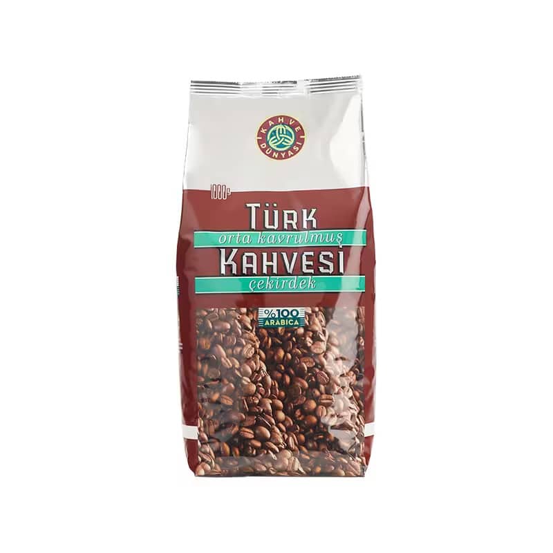 Buy Medium Roast Turkish Coffee Beans, Kahve Dunyasi, 1kg - 2.20lbs ...